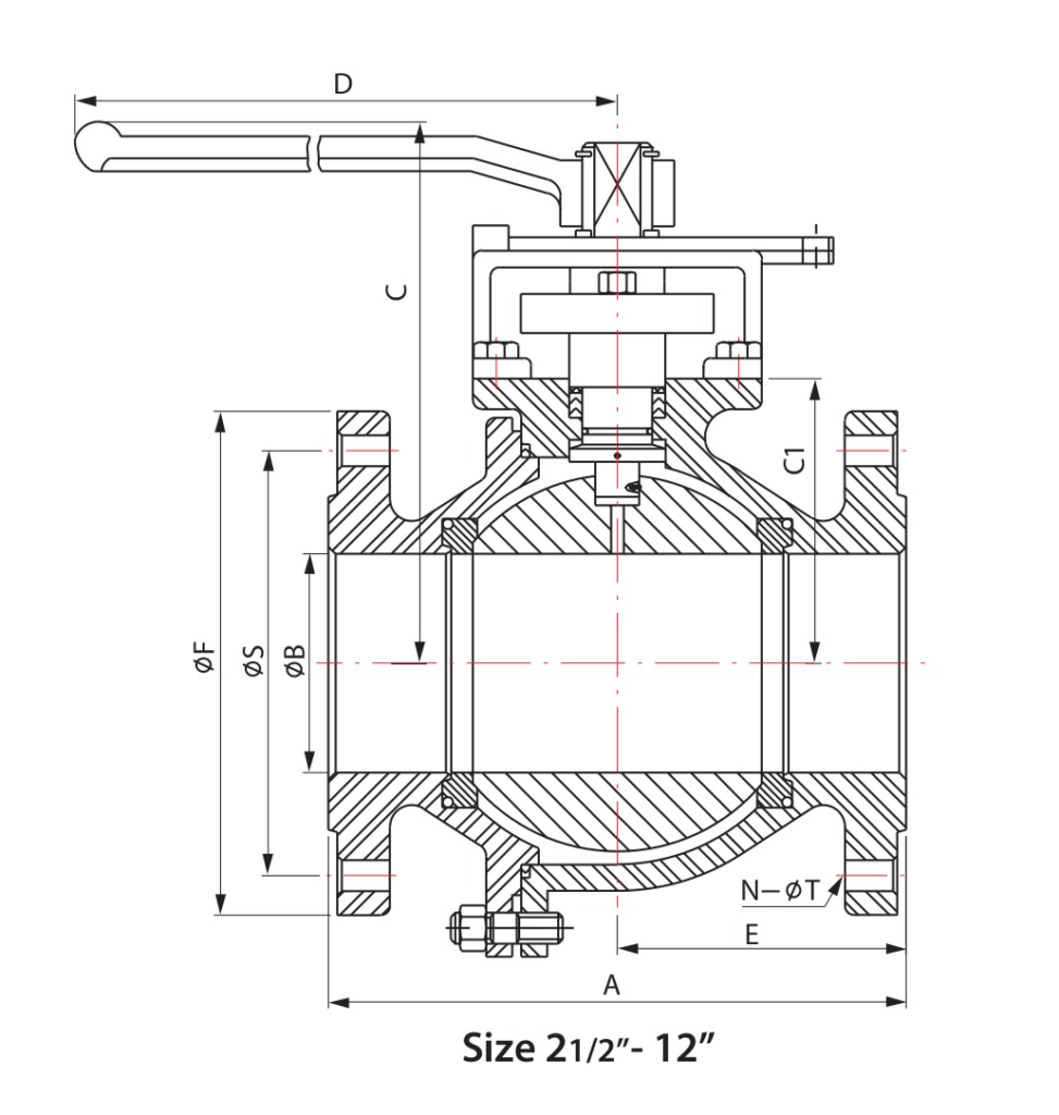 Ball Valve - Flanged - Full Port - Class 150 - Accurate Valve Automation