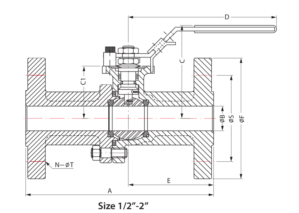 Ball Valve - Flanged - Full Port - Class 150 - Accurate Valve Automation