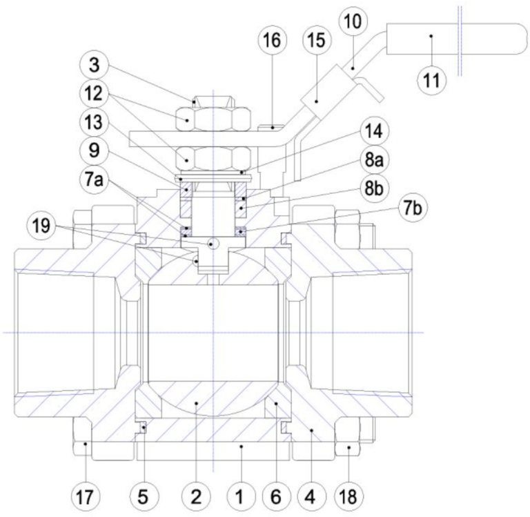 Ball Valve - Pro-Max Reduced Port 3-Piece - Accurate Valve Automation