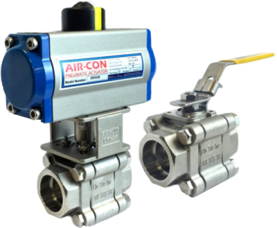 Ball Valve - Pro-Max Reduced Port 3-Piece - Accurate Valve Automation