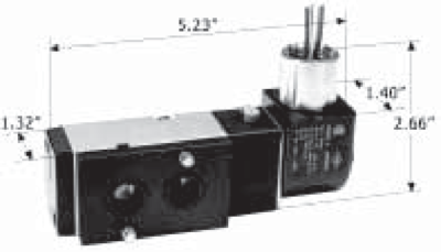 3-Way Explosion Proof Single Solenoid NAMUR Valve - Accurate Valve ...