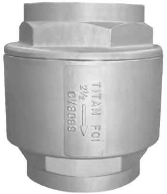 Check Valve - SS - NPT - Class 300 - CV80 - Accurate Valve Automation