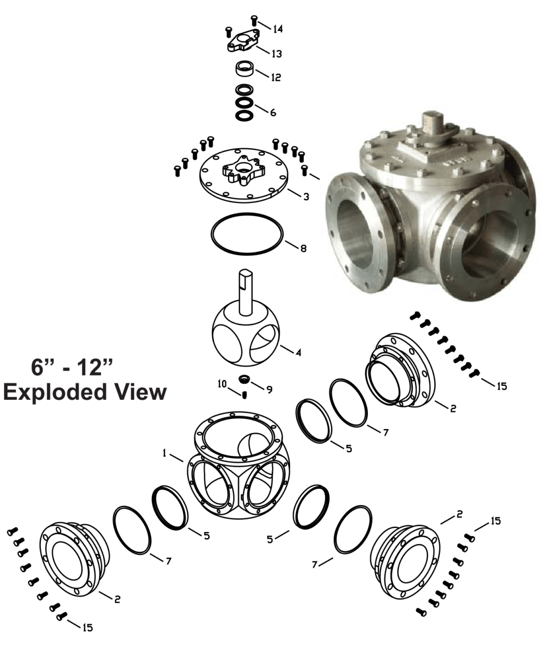 Ball Valve - Multi-port Flanged - Accurate Valve Automation