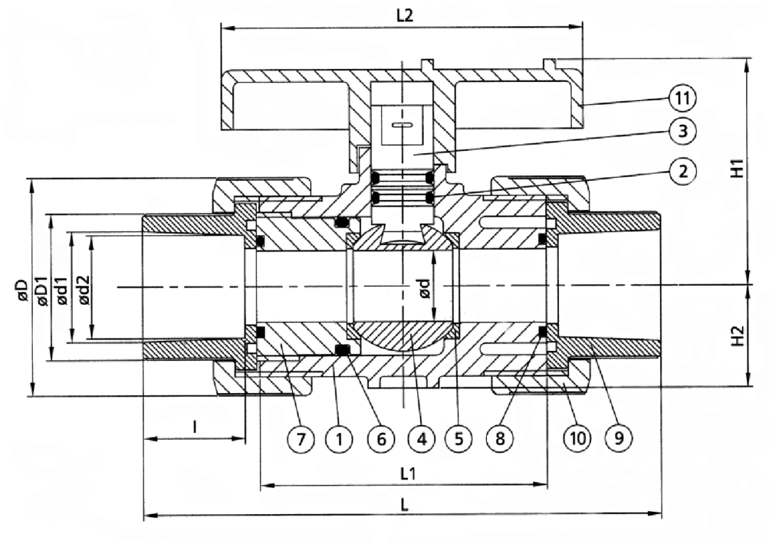 PVC Commercial Ball Valve - 050N - Accurate Valve Automation